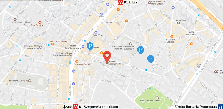 Dove Siamo – Xcalibur Laser Game Roma